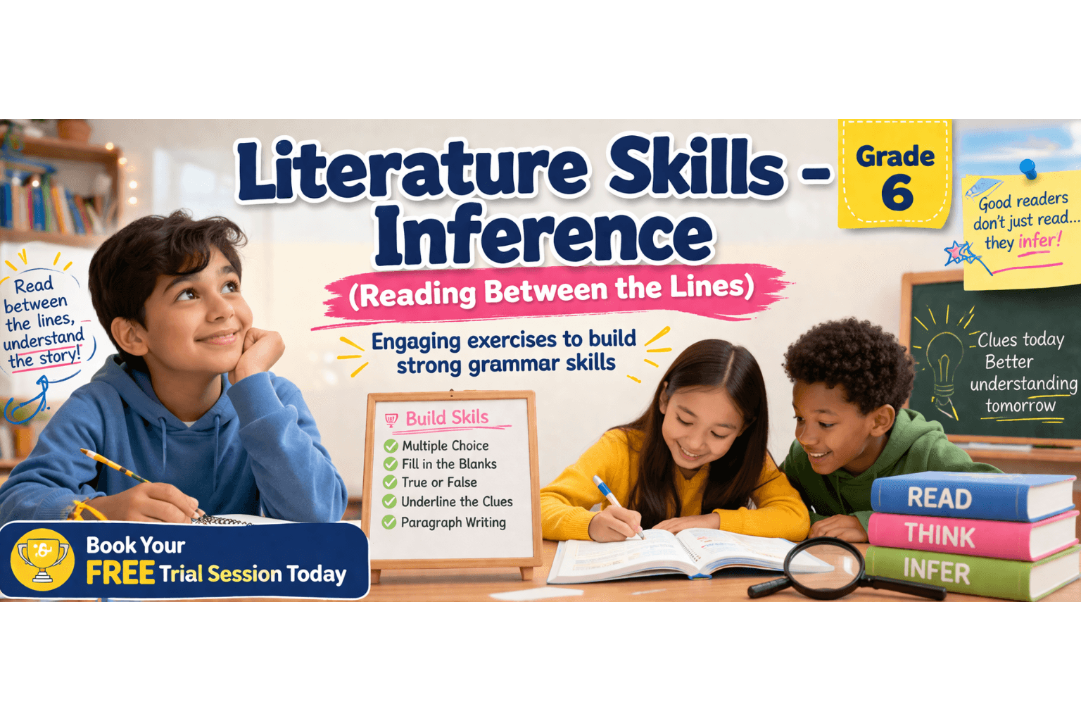 Class 6 Grammar Worksheet on Inference Skills [Free PDF]