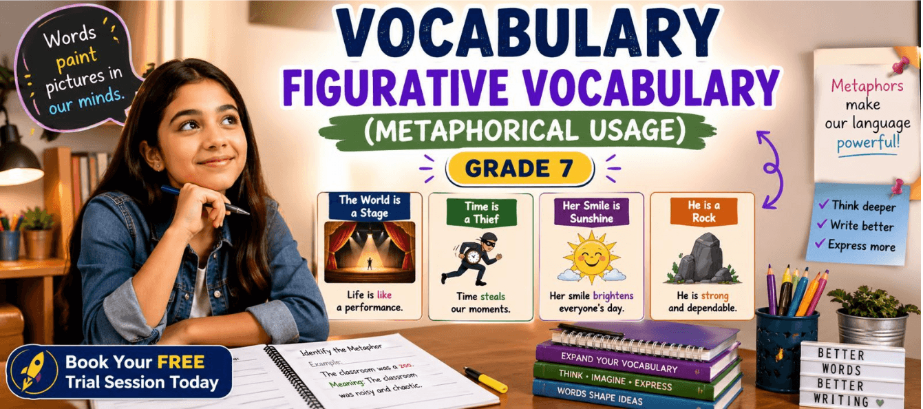 Class 7 Figurative Language and Metaphors Worksheet [With Answers]