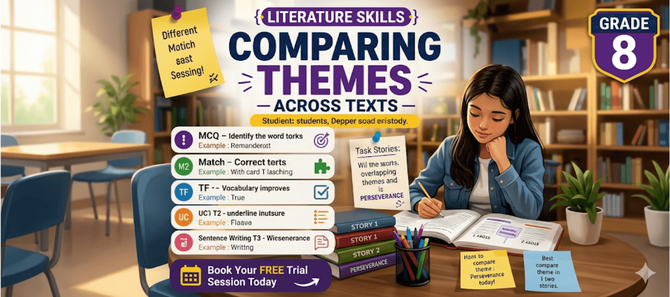 Class 8 Comparing Themes Worksheet [Free PDF]