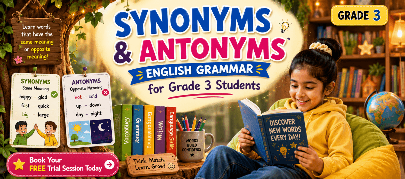 Expand Vocabulary with Synonyms and Antonyms for Grade 3