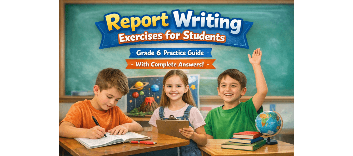 Report Writing Exercises for Students Grade 6 – Printable PDF