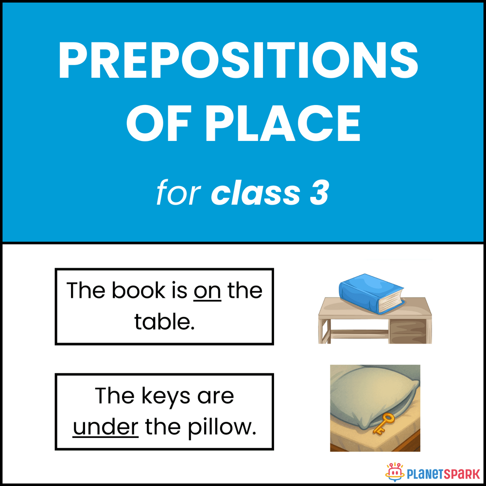 Prepositions Of Place Online Exercise For 3 Grade