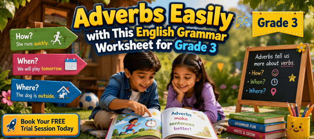 Learn Adverbs Faster with This Class 3 Grammar Practice PDF