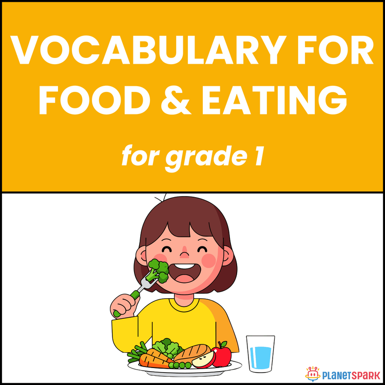 Class 1 English Worksheet for Basic Vocabulary | PlanetSpark