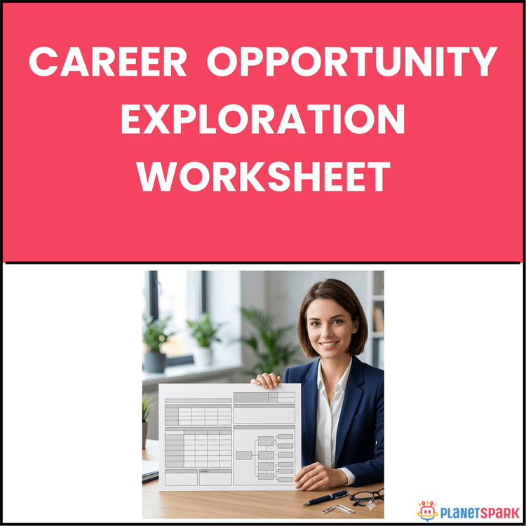 Career Opportunity Exploration Worksheet | PlanetSpark