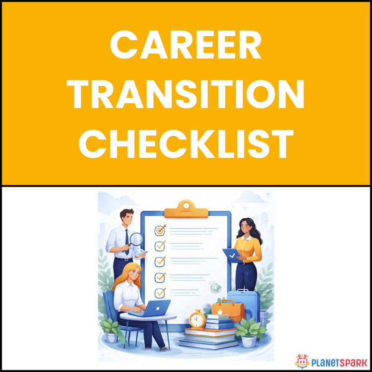 Career Transition Checklist | PlanetSpark