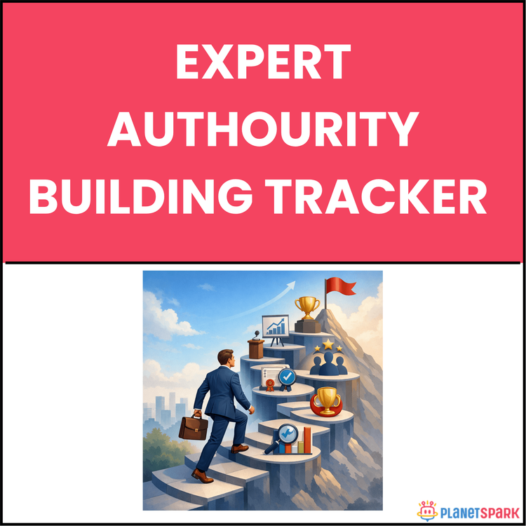 Expert Authority Building Tracker | PlanetSpark