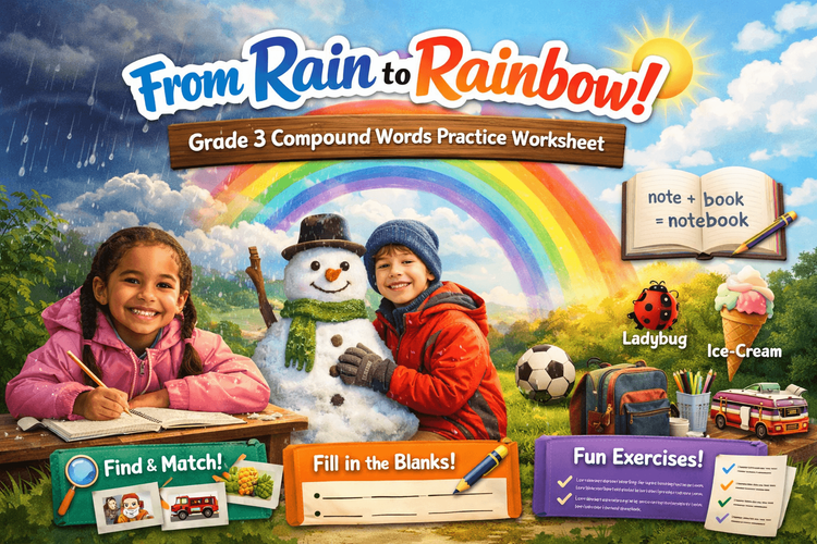Grade 3 Compound Words Worksheet [Printable PDF + Exercises]