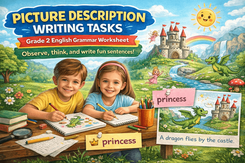 Picture Description Writing Tasks for Grade 2 Learners