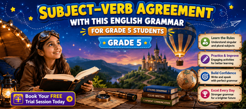 Subject Verb Agreement Practice Worksheet for Class 5