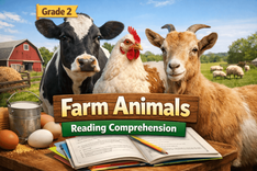 Class 2 Reading Comprehension: Wild Animals | PlanetSpark